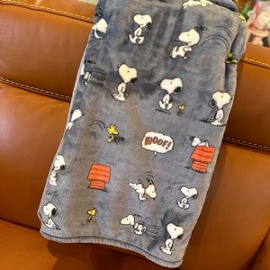 Peanuts | Bedding | Peanuts Snoopy Blue Plush Throw Blanket New ...